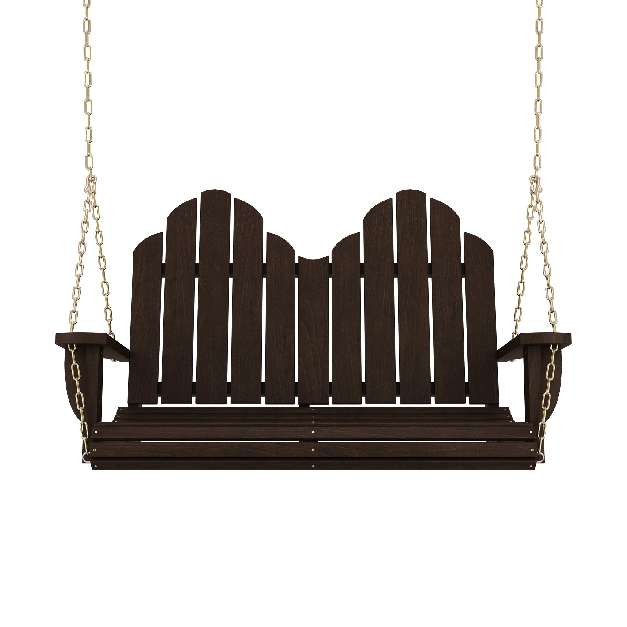 Amish Casual Heavy Duty Black Adirondack Porch Swing