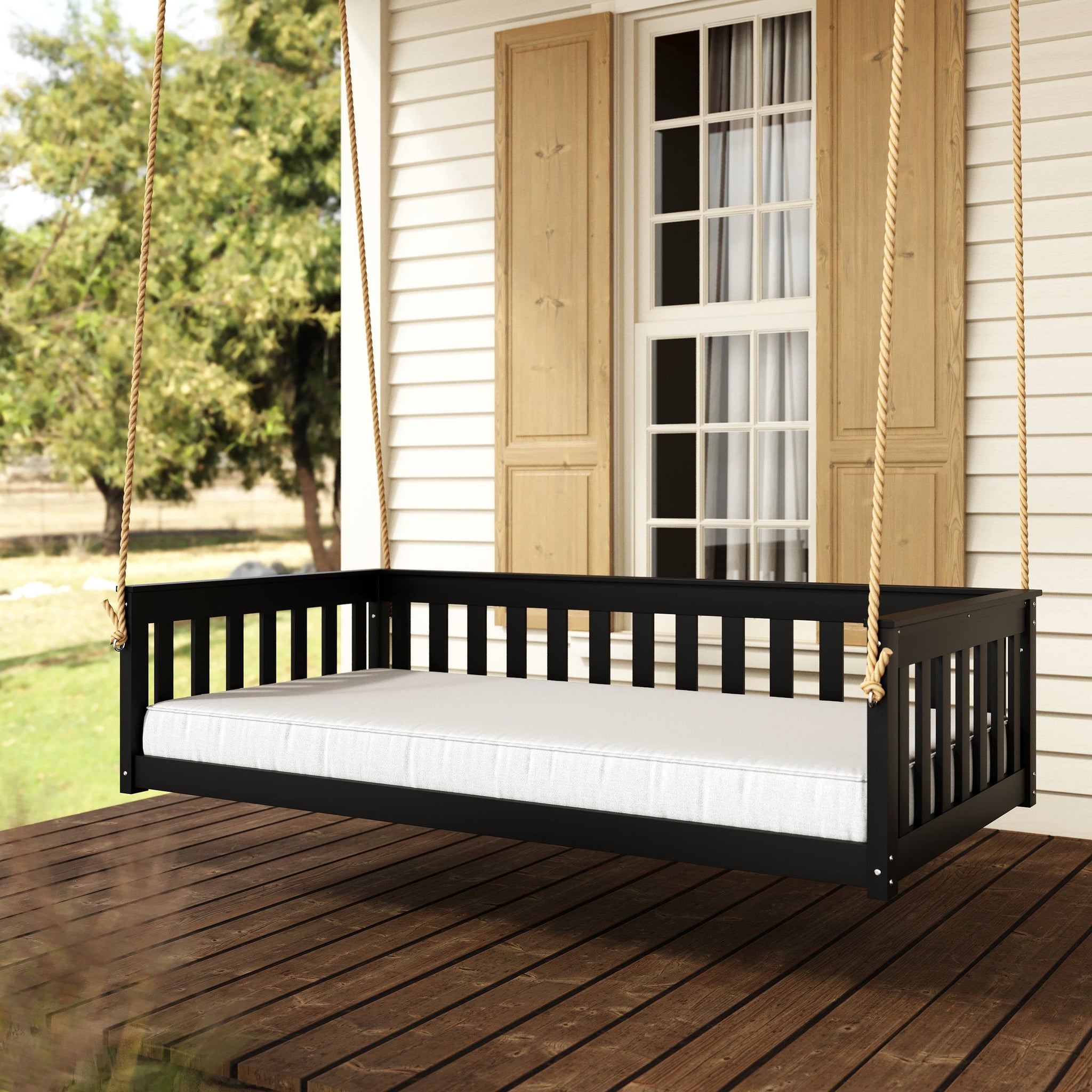 East Green Beckett Poly Daybed Swing