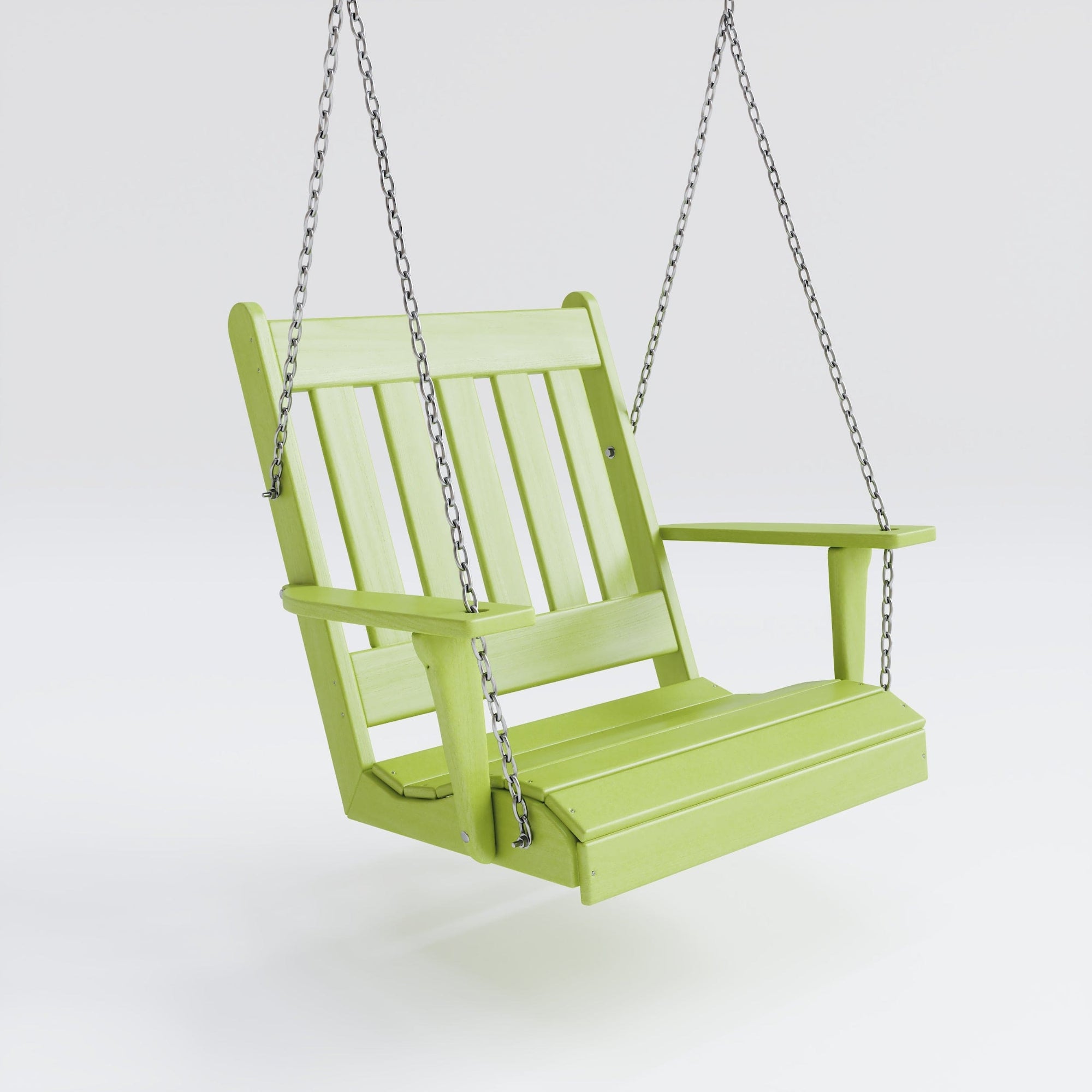Keystone Amish Co. Franklin English Recycled Plastic Swing Chair, Trop