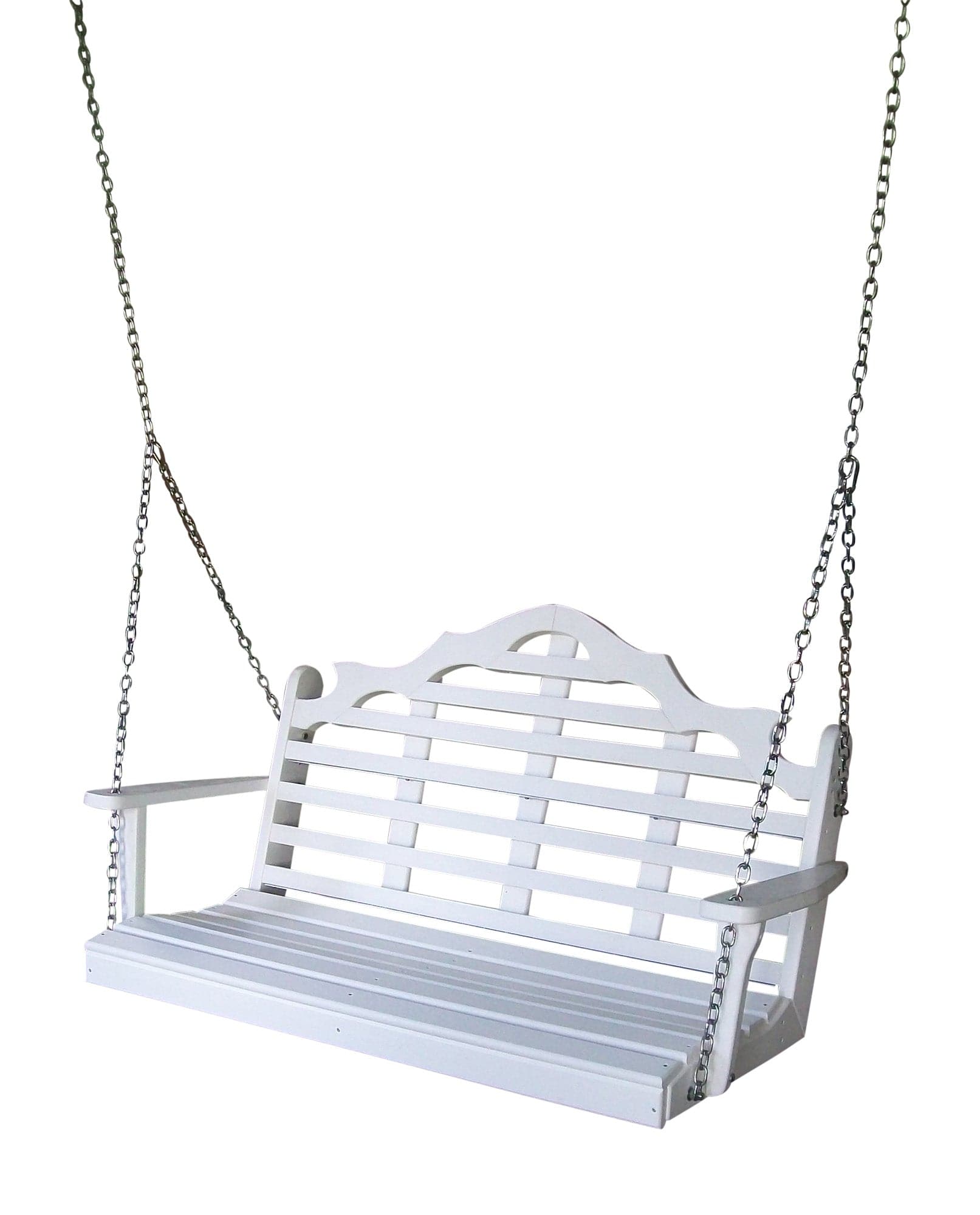 Keystone Amish Co. 4 Foot Milan Recycled Plastic Porch Swing, Bright W