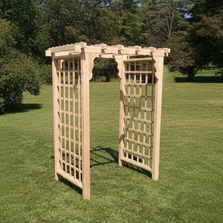 Heritage Lawncraft Bainbridge Pressure Treated Wooden Garden Arbor