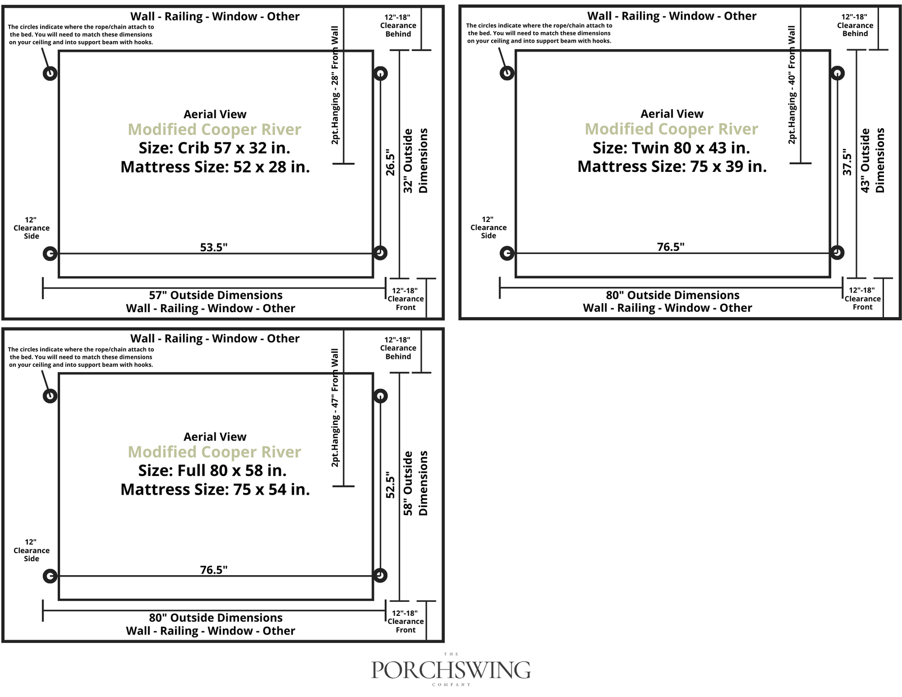 Lowcountry Swing Beds The Modified Cooper River Porch Swing Daybed