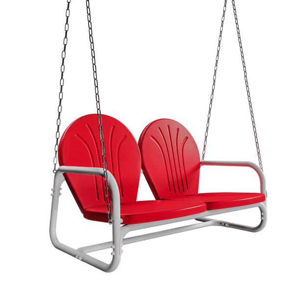 Live Casual Retro Metal Vintage Inspired Porch Swing – The Porch Swing ...