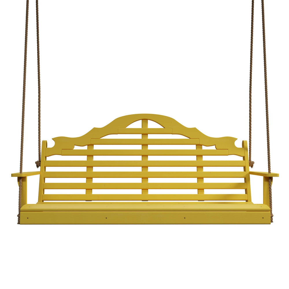 Keystone Amish Co. 4 Foot Milan Porch Swing, Yellow