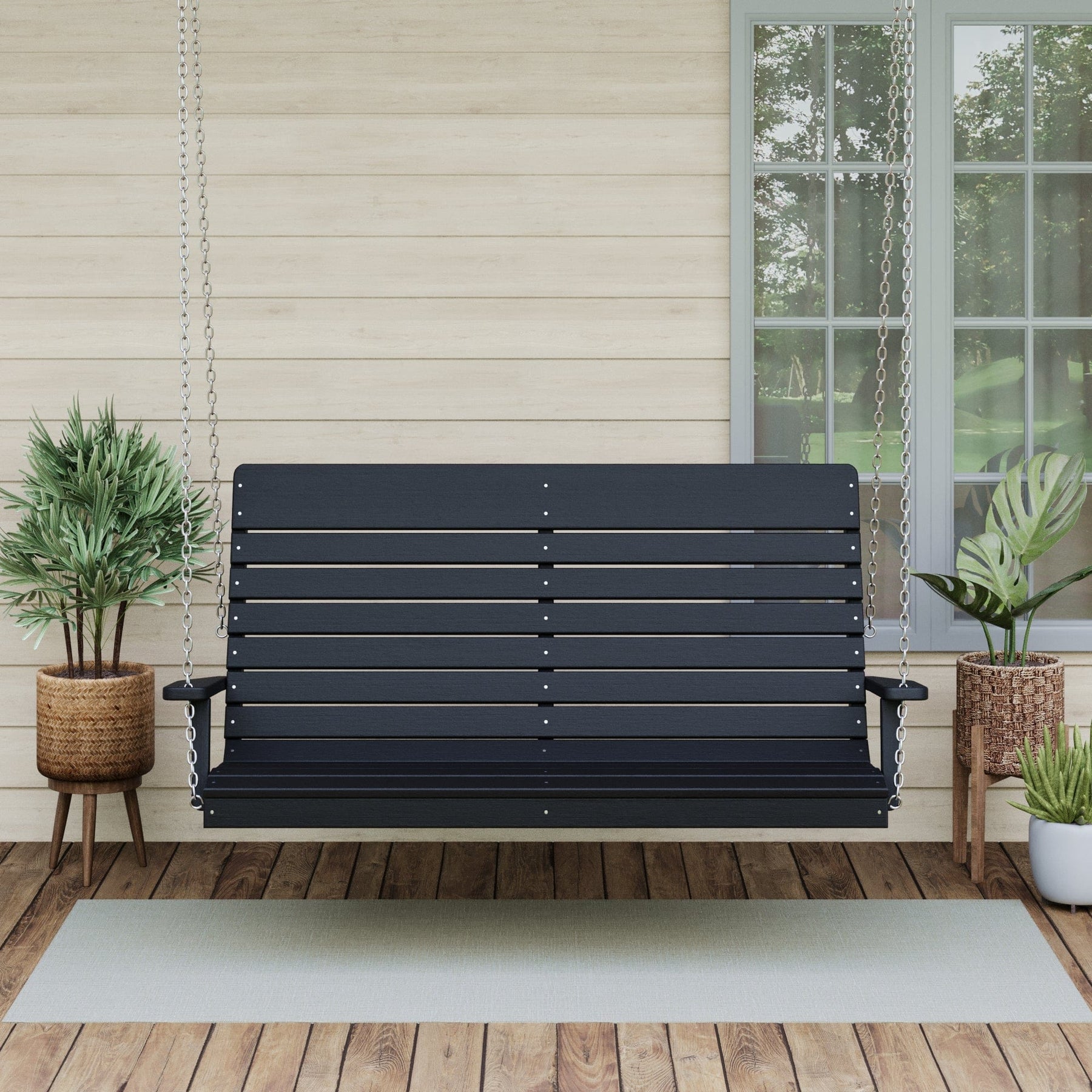 Poly Lumber Outdoor Plastic Swings At ThePorchSwingCompany.com