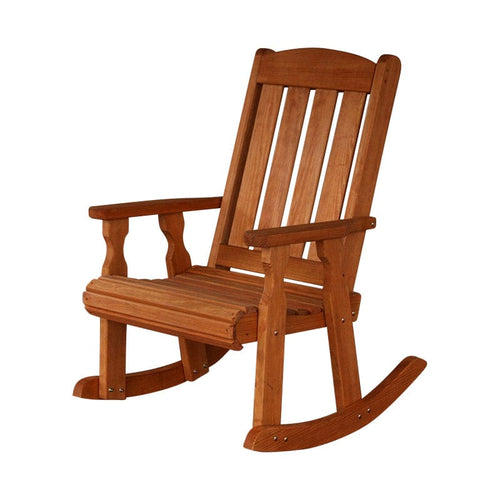 Amish Casual Heavy Duty 600 Lb Mission Treated Rocking Chair
