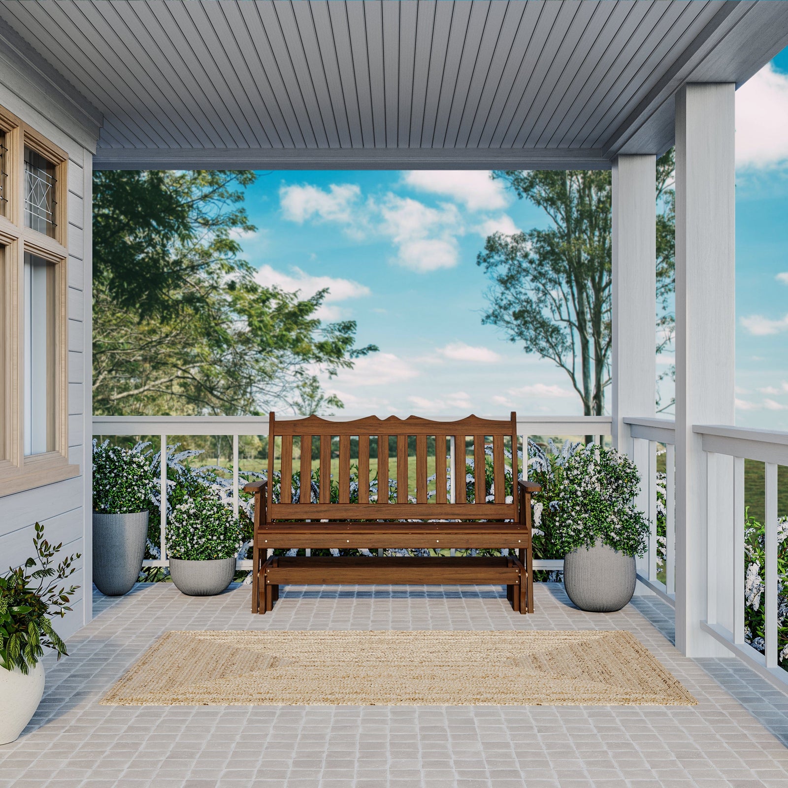 Handmade Amish Porch Gliders