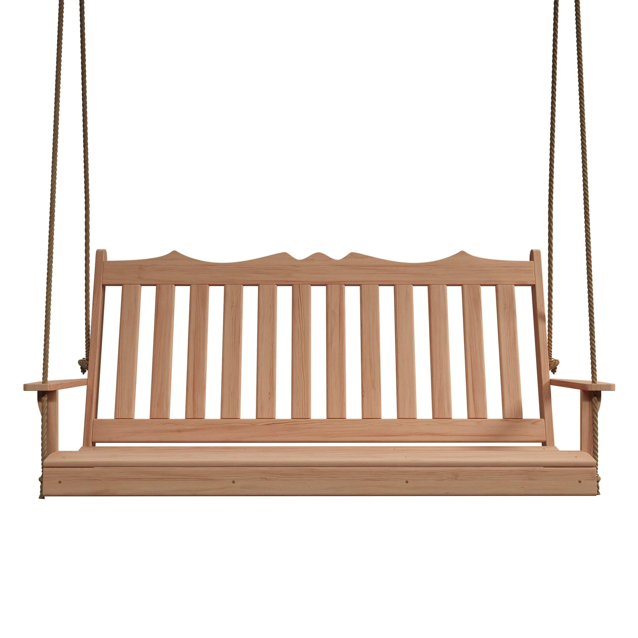 Keystone Amish Co. 5 Foot York Red Cedar Porch Swing, Unfinished