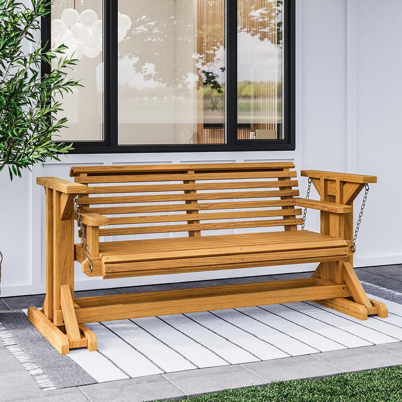 Porchgate Amish Heavy Duty Roll Comfort Glider Swing