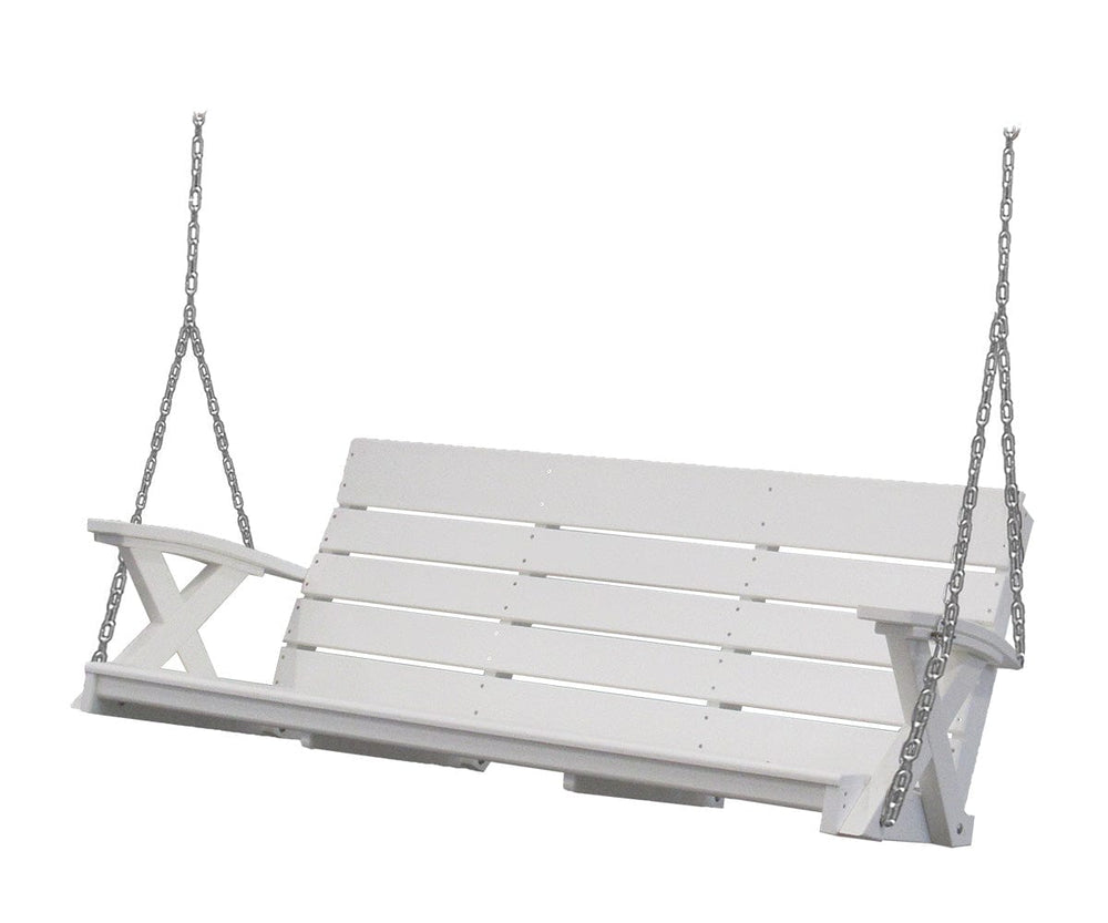 Hershyway Galaxy Series 5ft. Recycled Plastic Porch Swing