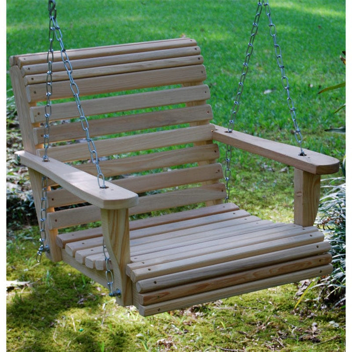 One Person Chair Porch Swings Are Fun!