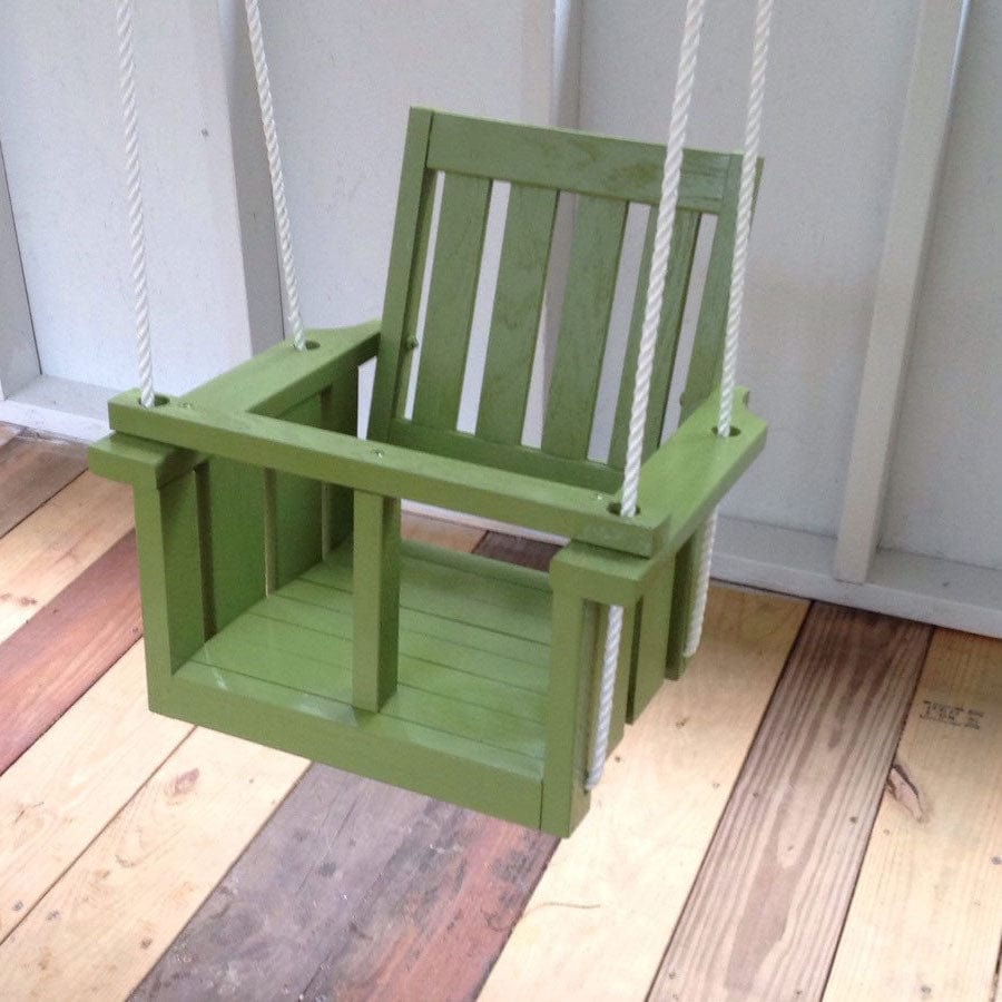 Child Swing Company Mission Wooden Outdoor Chair Swing – The Porch ...